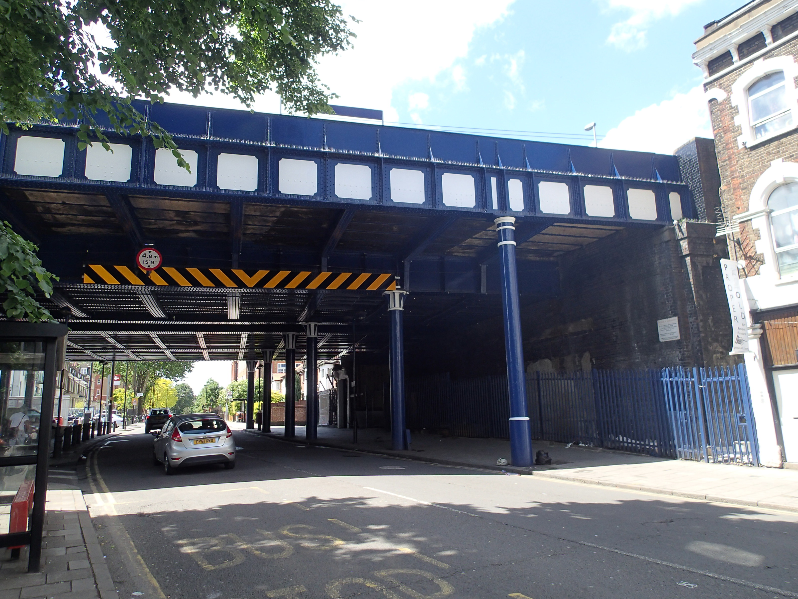 Hackney Downs Station’s Newly Painted Bridge « The Anonymous Widower
