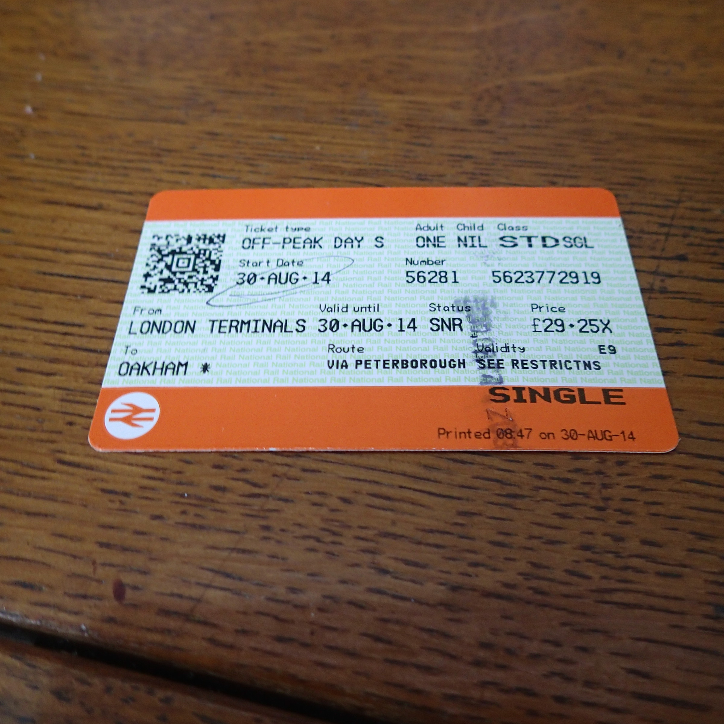 The Orange Tickets Fight On « The Anonymous Widower