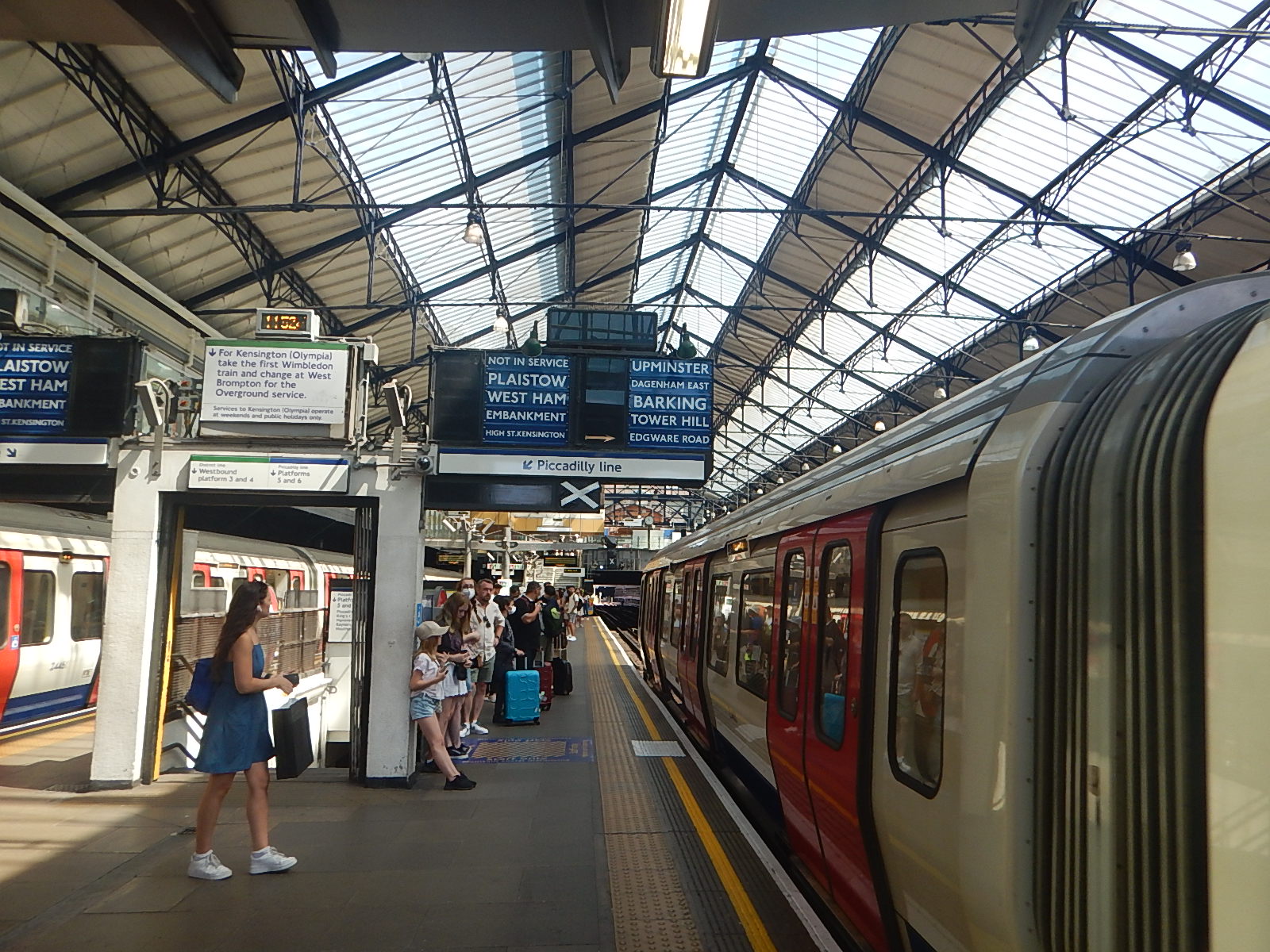 The Grade II Listed Next-Train Indicators At Earl’s Court Station Are ...